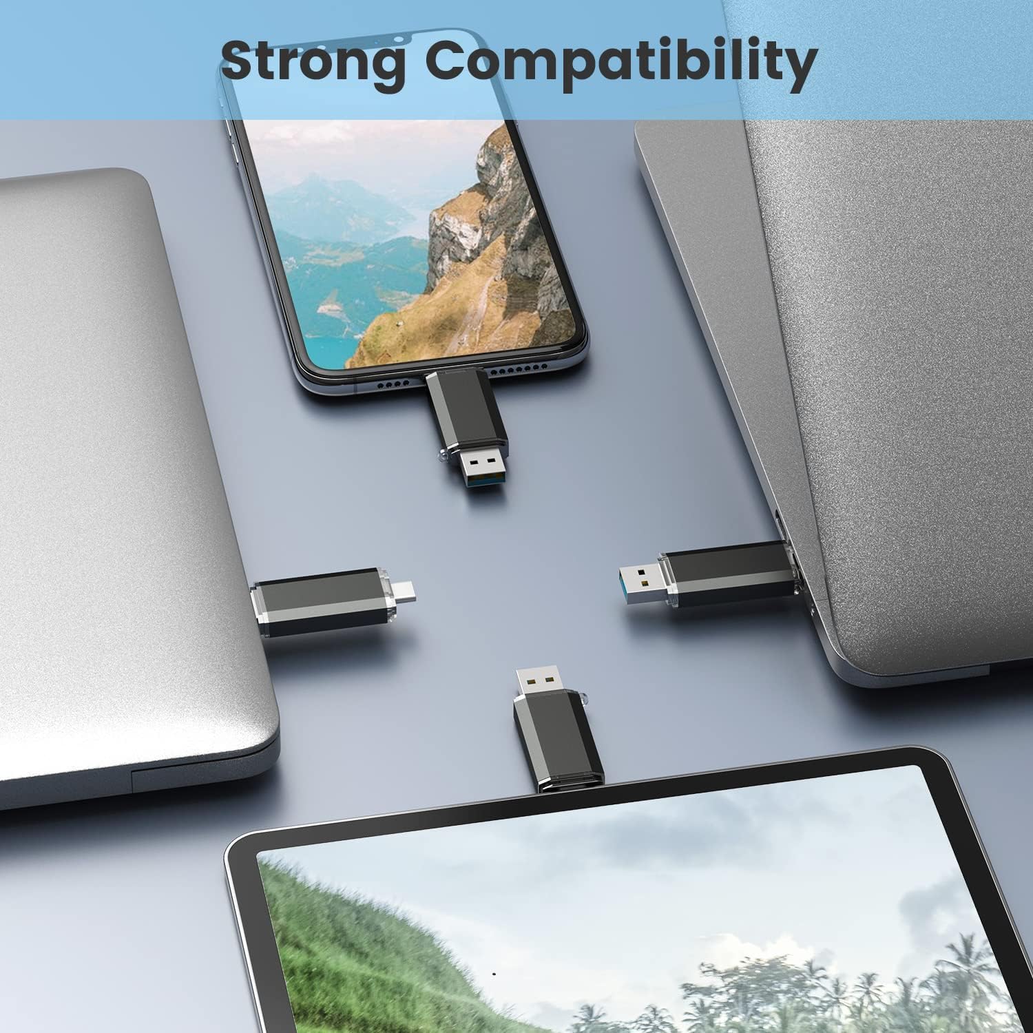 Usb C Stick Vansuny 128GB 2 In 1 USB 3.0 Flash Drive - Keystone 4 How ...